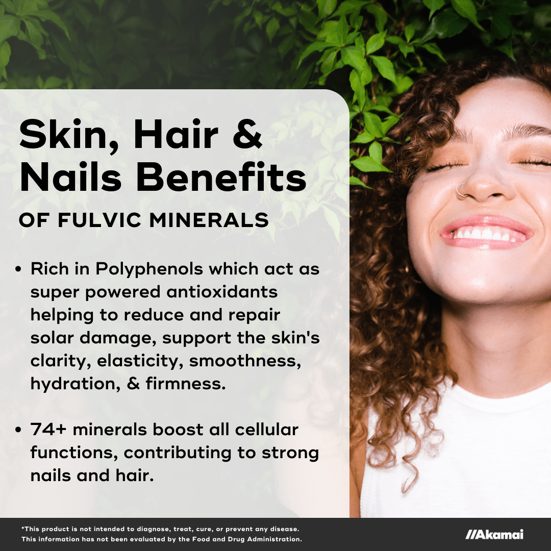 Akamai Fulvic Mineral Complex, optimize your health w/ trace minerals