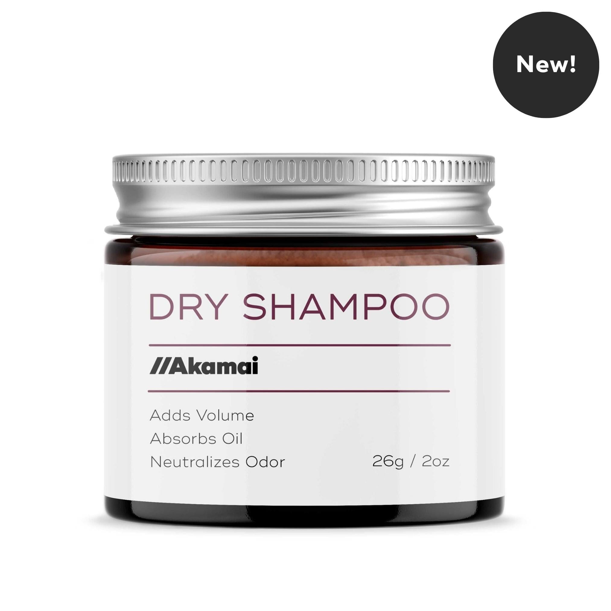 Akamai Dry Shampoo — 100% Natural, 6 Plants, Powder Formula