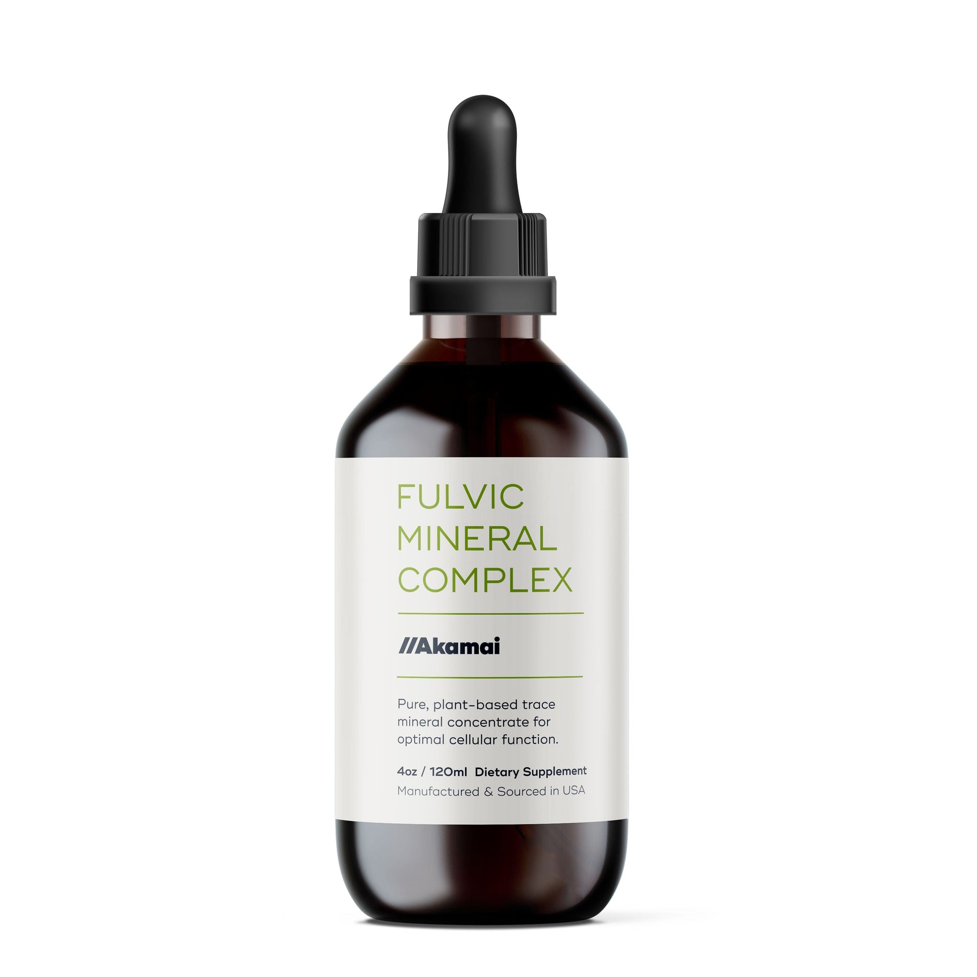 Akamai Fulvic Mineral Complex, optimize your health w/ trace minerals
