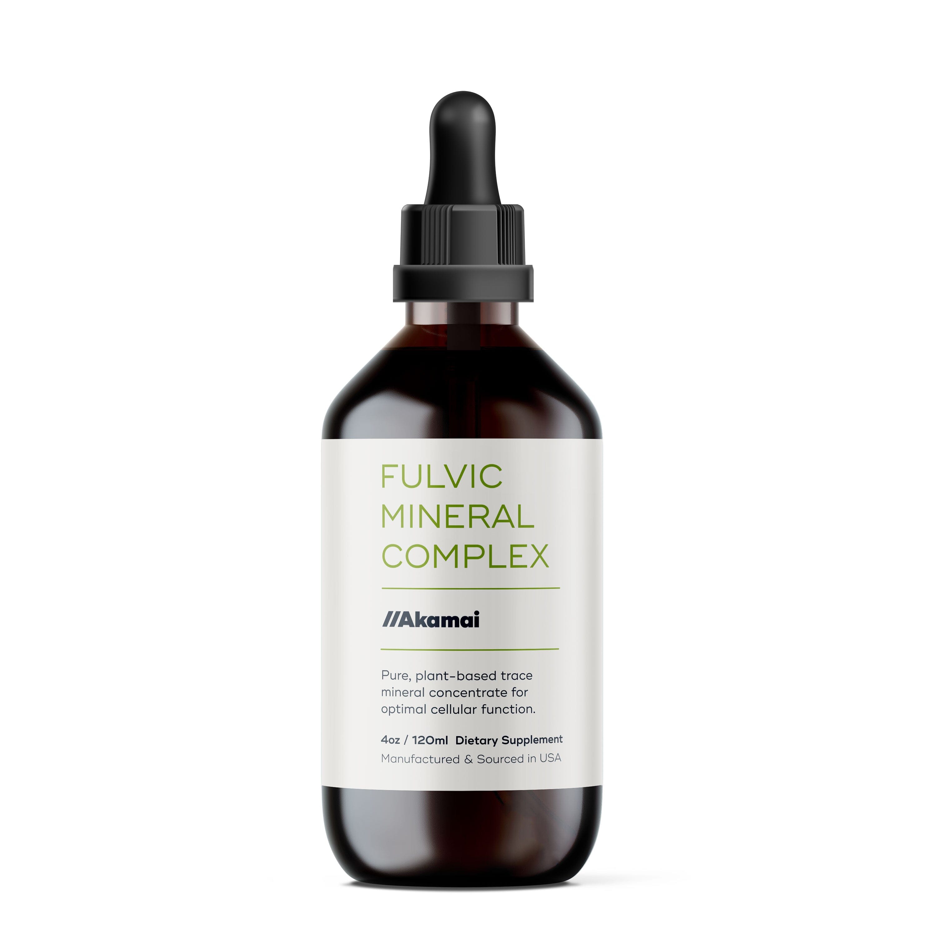 Akamai Fulvic Mineral Complex, optimize your health w/ trace minerals